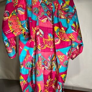 Neiman Marcus | Tops | Vintage Neiman Marcus Smock Top Pink Jungle Both ...